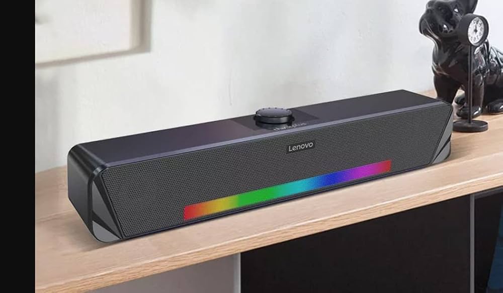 Lenovo thinkplus Desktop Sound Bar TS33BK Black – Technotronics Ltd