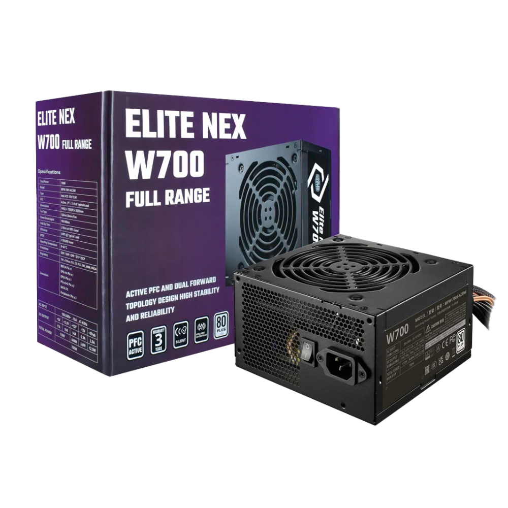 COOLER MASTER ELITE NEX BLACK W700 700W 80+ – Technotronics Ltd