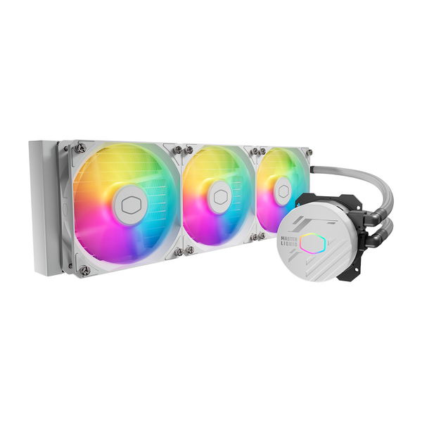 MasterLiquid 360L Core ARGB White CPU Liquid Cooler White | Cooler Mas ...